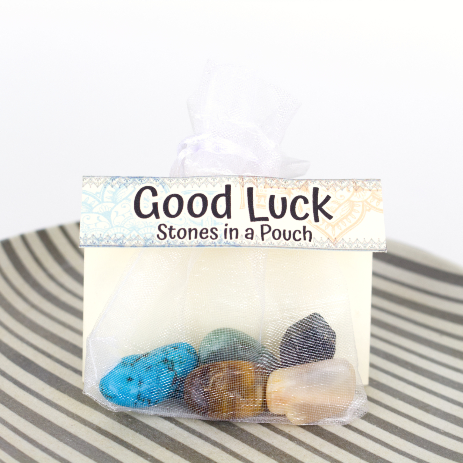 Good Luck Stones in a Pouch | Happy Medium